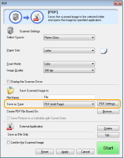 Scanning Documents and Saving Them in a Computer (USB & Network Connection) - MF212w