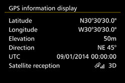 Enable and use GPS - EOS 7D Mark II
