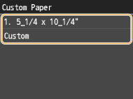 Printing onto Custom Size Paper or Envelope