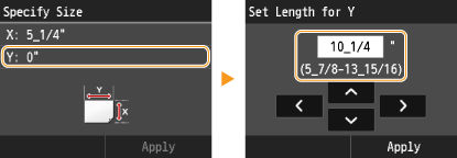 Printing onto Custom Size Paper or Envelope