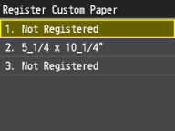 Printing onto Custom Size Paper or Envelope