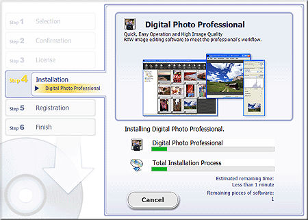 Installing Digital Photo Professional