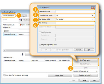 Sending Faxes from Your Computer (PC Fax)