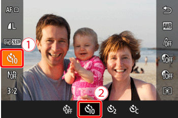 Releasing the shutter automatically (Self-timer/Smart Shutter) (PowerShot G3 X)