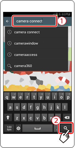 Sending images from a camera to an Android smartphone