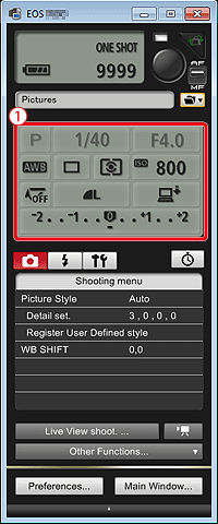 Using the Remote Live View Function in EOS Utility 3.x to Shoot Still ...