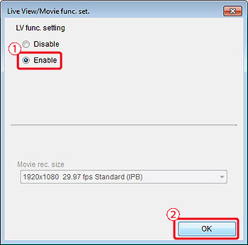 Using the Remote Live View Function in EOS Utility 3.x to Shoot Still ...