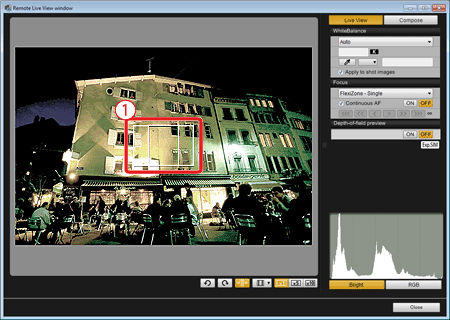 Using the Remote Live View Function in EOS Utility 3.x to Shoot Still ...