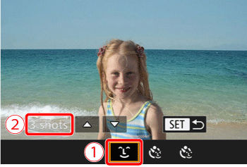 Releasing the shutter automatically (Self-timer/Smart Shutter ...