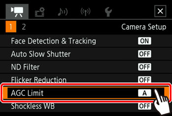 Automatic Gain Control (AGC) Limit (XC10)