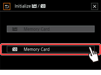 Is it necessary to initialize memory cards? (XC10)