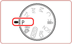 Switching Shooting Modes and Scene (SCN) Modes (PowerShot G9 X)