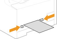Loading Paper in the Manual Feed Slot - MF624Cw