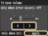 Adjusting the Volume - imageCLASS MF410 Series and D1500 Series