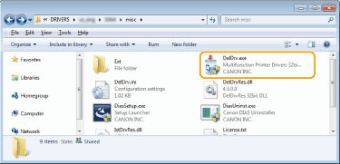 Uninstalling the Software - imageCLASS MF620 series and MF720 series