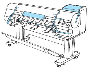 Preparing to Transfer the Printer (iPF830/iPF840/iPF850)