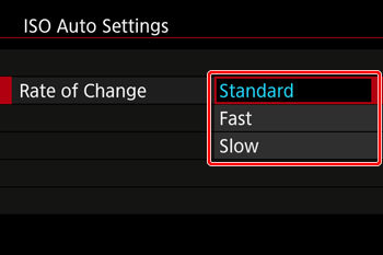 Setting the ISO speed (PowerShot G7 X Mark II)