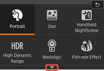 Switching Shooting Modes and Scene (SCN) Modes (PowerShot G9 X)