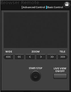Recording Via the Browser Remote Application on Your Smartphone (XA35 ...