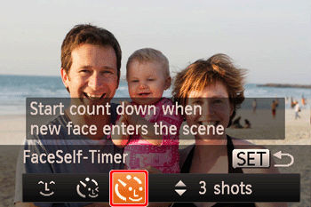 Setting the Camera to Release the Shutter Automatically (Self-Timer, Smart Shutter) (PowerShot ...