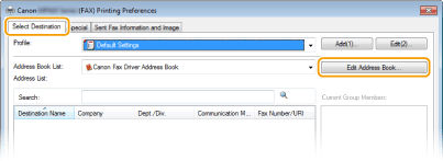 Sending Faxes from Your Computer (PC Fax)