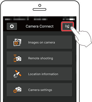 Sending Images from a Camera to an iPhone (PowerShot SX420 IS ...