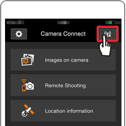 Sending images from a camera to an iPhone
