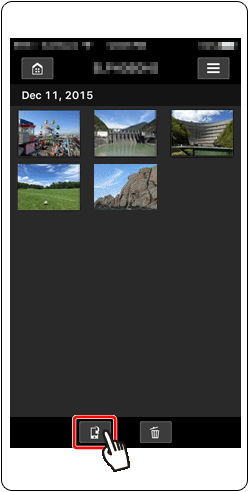 Sending images from a camera to an iPhone