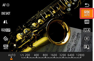 Setting the ISO speed (PowerShot G7 X Mark II)