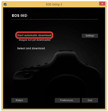 How do I use a USB cable to connect the camera to a computer to save images? (EOS REBEL T6 / EOS ...