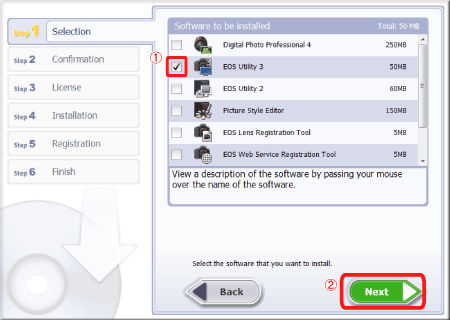 Uninstall and reinstall EOS Utility in Windows 8