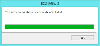 Uninstall and reinstall EOS Utility in Windows 8