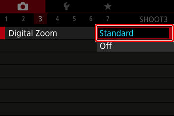 Shooting the subject at the largest zoom factor (PowerShot G7 X Mark II)