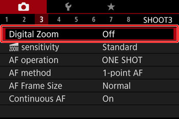 Shooting the subject at the largest zoom factor (PowerShot G7 X Mark II)