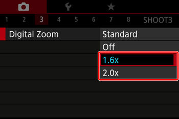 Shooting the subject at the largest zoom factor (PowerShot G7 X Mark II)