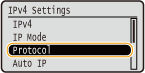 Setting the IP Address (IP v. 4) - imageCLASS LBP350 series