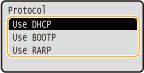 Setting the IP Address (IP v. 4) - imageCLASS LBP350 series