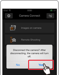 Sending images from a camera to an iPhone (PowerShot SX60 HS ...