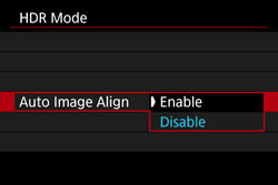 HDR (High Dynamic Range) Shooting (EOS 5D Mark IV)