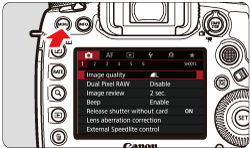 Connecting the Camera To a Computer Using a USB Cable (EOS 5D Mark IV)