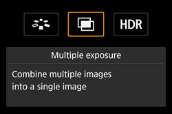 Shooting Multiple Exposures (EOS 5D Mark IV)