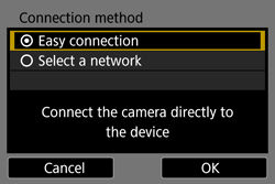 Sending Images to a Smartphone via Wireless LAN (Wi-Fi)