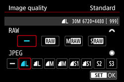 Setting the Dual Pixel RAW Function (EOS 5D Mark IV)