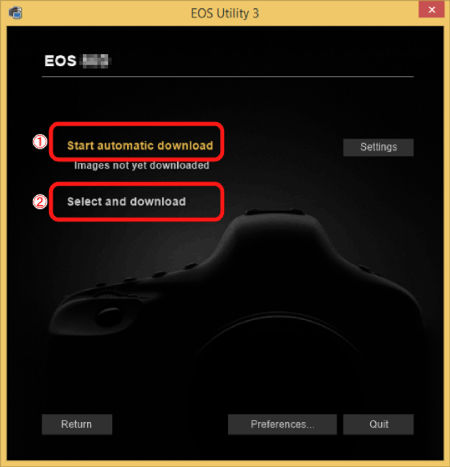 Using EOS Utility 3.x to Send Images to a Computer (Wi-Fi Function)