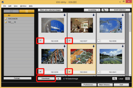 Using EOS Utility 3.x to Send Images to a Computer (Wi-Fi Function)