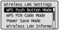 Setting the Wireless LAN Using WPS - imageCLASS D570