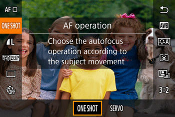 AF Modes: Difference Between One-Shot AF and Servo AF (EOS M5)