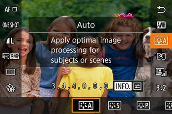 Using the Quick Setting Menu Screen (EOS M5)