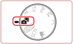 Switching Shooting Modes and Scene (SCN) Modes (PowerShot G9 X Mark II)