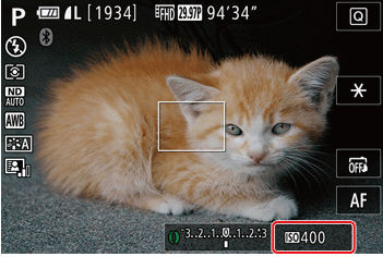 Setting the ISO speed (PowerShot G9 X Mark II)